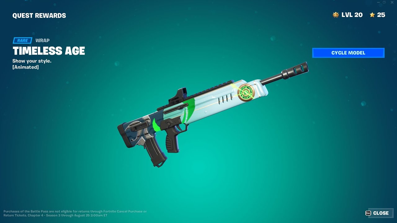 How to Unlock Timeless Age Wrap in Fortnite Chapter 4 Season 3 # ...