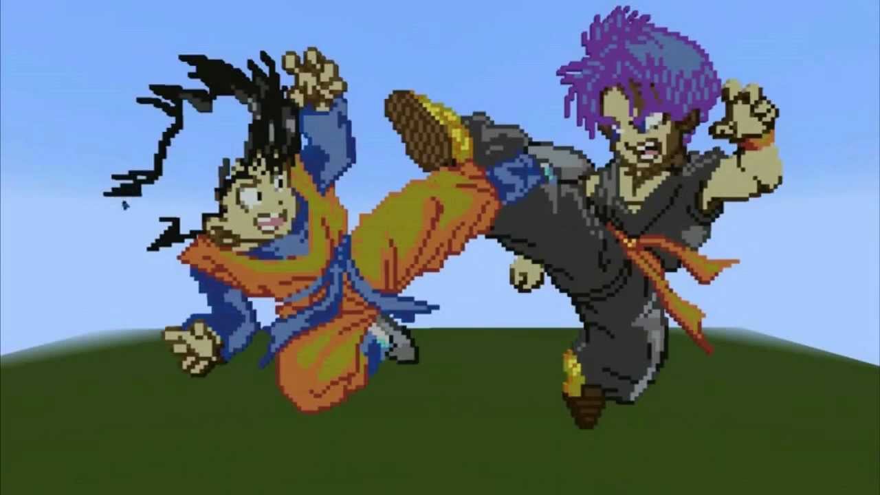 Minecraft Timelapse 08 - Goten & Trunks - YouTube