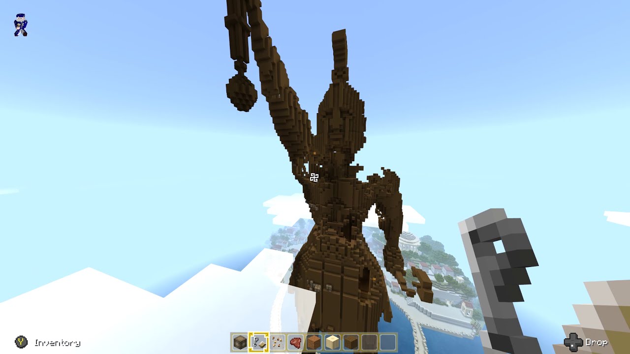 Exploding a Giant Statue in Greek Mythology Mash-Up (Minecraft) - YouTube