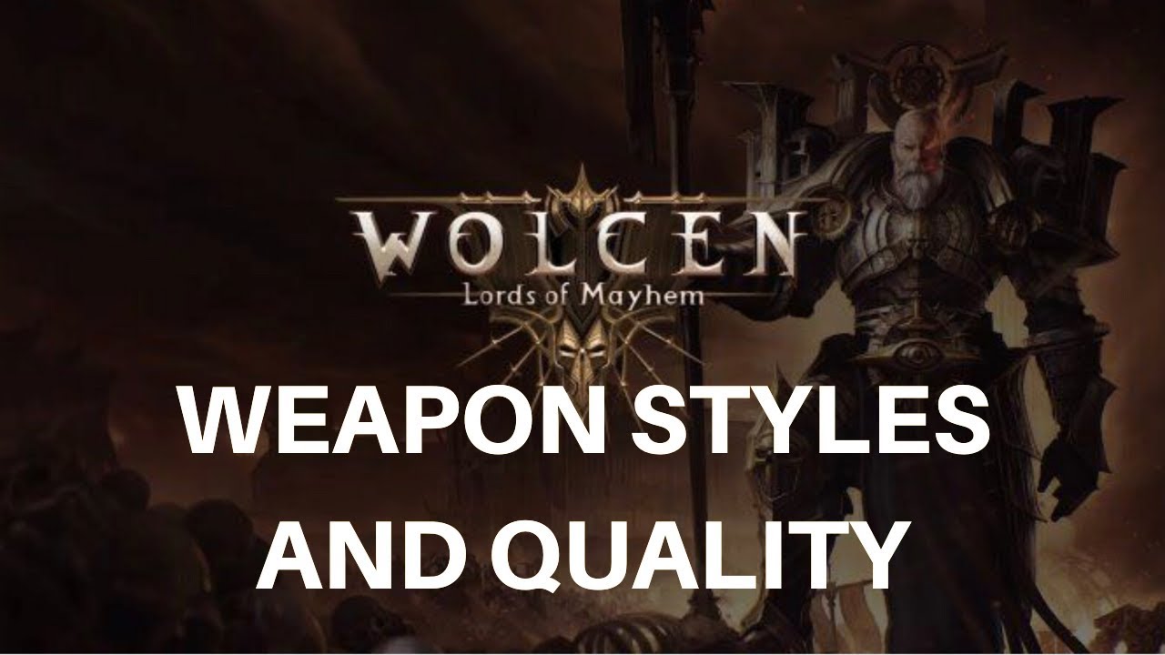 Wolcen | A closer look at the basic weapon types - YouTube