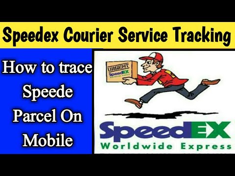How to track speedex Express parcel and courier online - YouTube