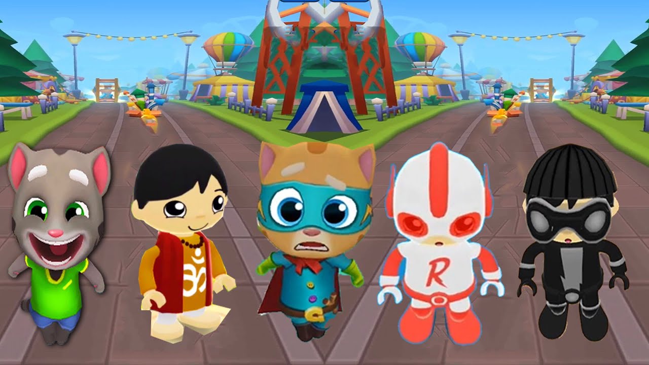 TAG WITH RYAN VS GOLD RUN VS HERO DASH GINGER VS INDIA RYAN VS PRINCESS ...