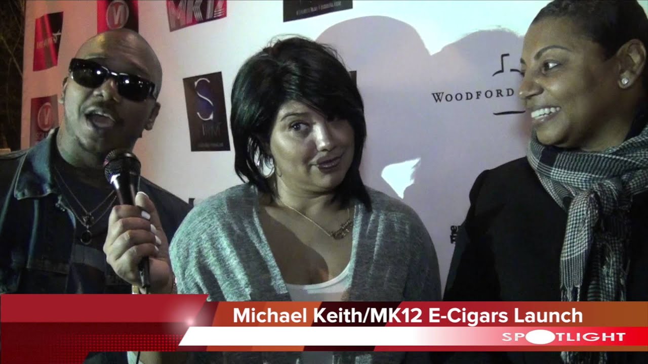 Michael Keith of 112 (Official Launch) MK12 E-Cigar - YouTube
