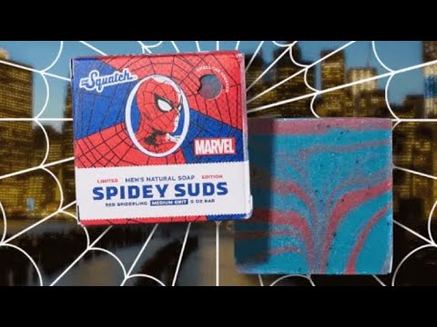 Unboxing My New Dr.Squatch The Amazing Spider-Man Soap - YouTube