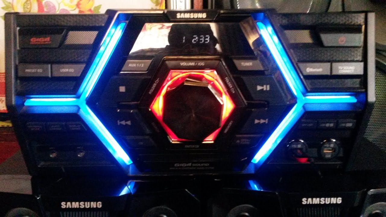 Mini System Samsung 1500w Rms Mx js5000 - YouTube