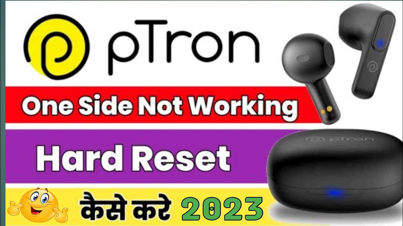 Ptron Earbuds One Side Not Working Problem Solved 🔥 ⚡| How to reset ...