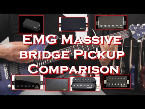 EMG massive Active bridge pickup comparison ! - YouTube