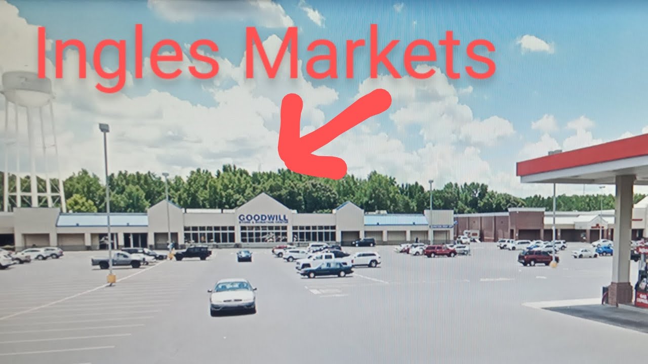 Goodwill stroe at a former Abandoned Ingles Markets at Hartwell GA ...