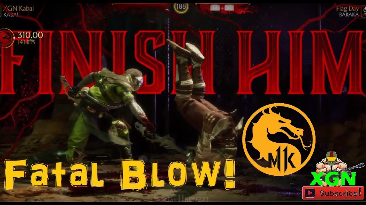 Mortal Kombat 11 Beta Kabal Fatal Blow X-ray move and Hooked Fatality ...