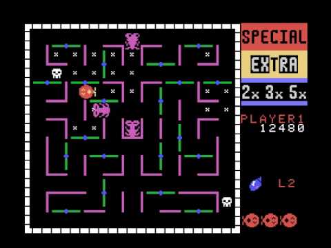 Lady Bug (ColecoVision) - Vizzed.com GamePlay - YouTube