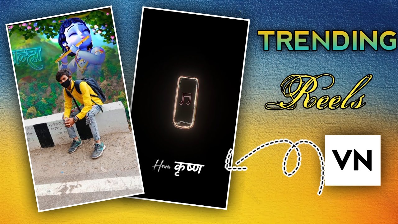 Krishna Reels VN Code editing Instagram trending reel editing viral Krishna template vn codes ...