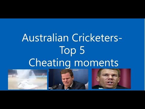 Australian Cricket Top Cheating Moments - YouTube