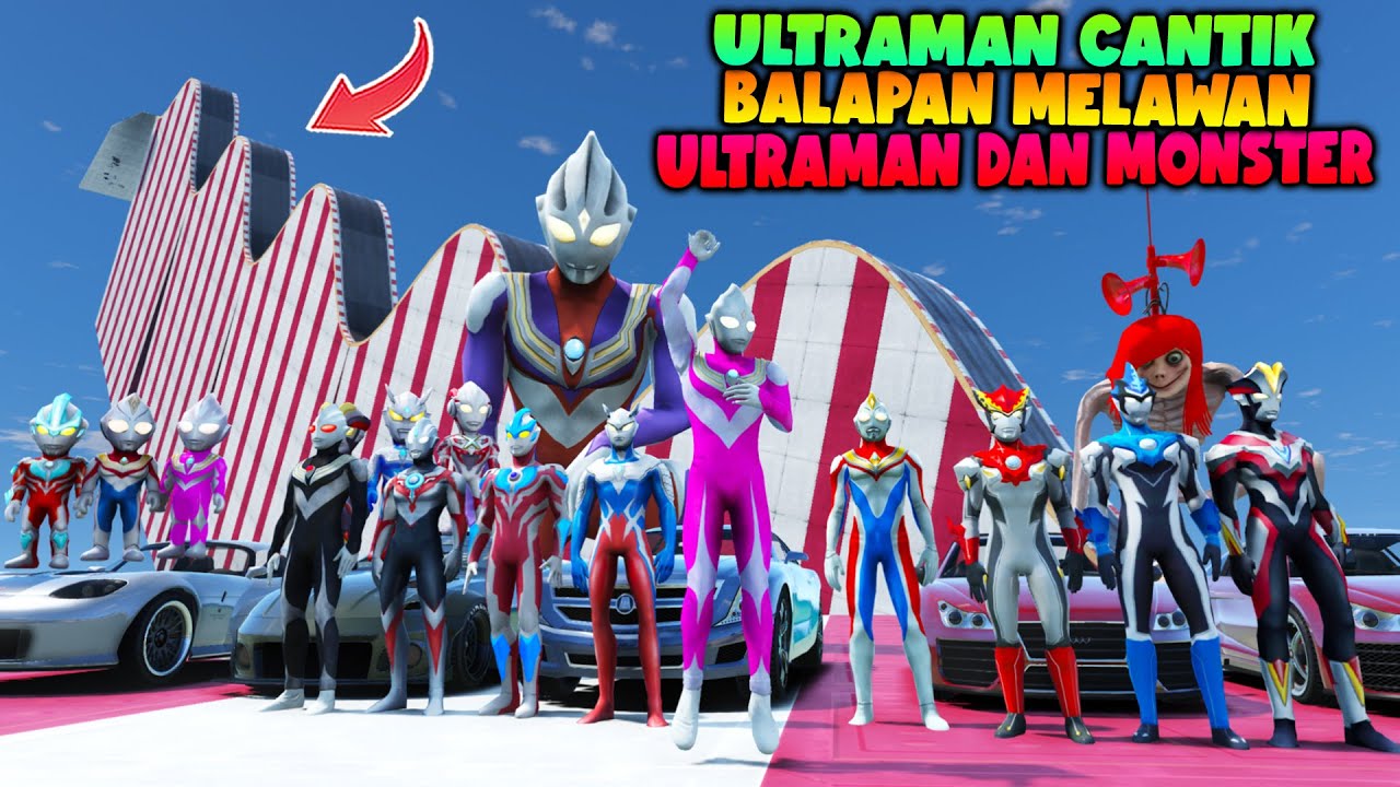 ULTRAMAN CANTIK BALAPAN MELAWAN ULTRAMAN KUASA 7, ULTRAMAN SETAN DAN ...