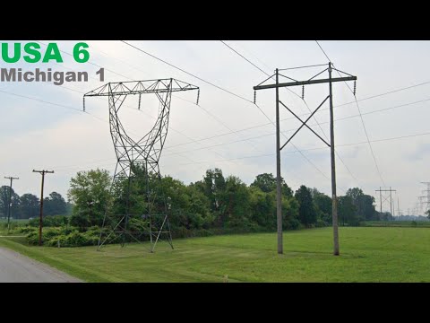 USA 6 Power lines Michigan 1. (34) - YouTube