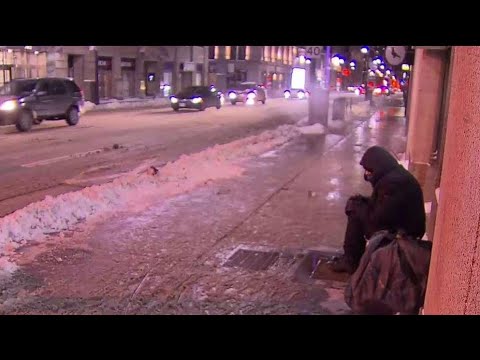 Homeless couple says they were left out in the cold - YouTube