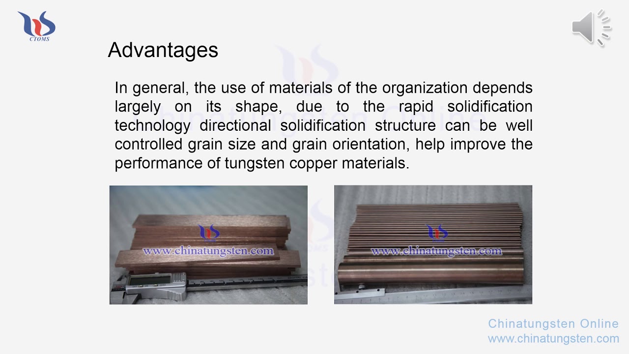 【knowtungsten】tungsten copper rapid directional solidification - YouTube