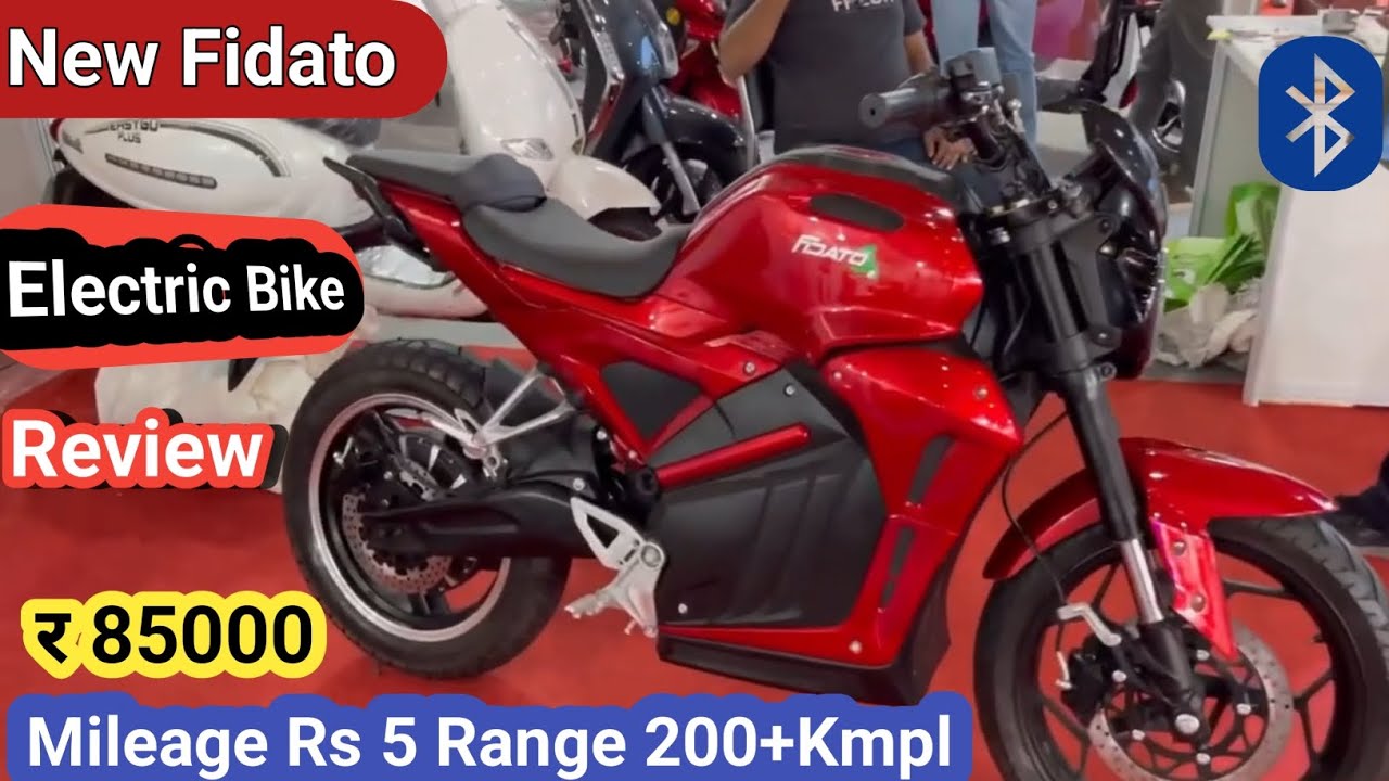 Fidato New Electric Bike Range 200+ Kmpl Top speed 200+ Best EV Bike ...