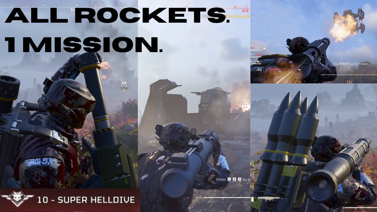 Helldivers 2 | All Rockets - YouTube