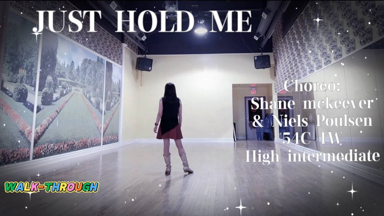 JUST HOLD ME Line Dance (WALK-THROUGH) - YouTube