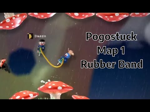 Me And My Friend Beat Pogostuck Map 1 On RUBBER BAND MODE - YouTube