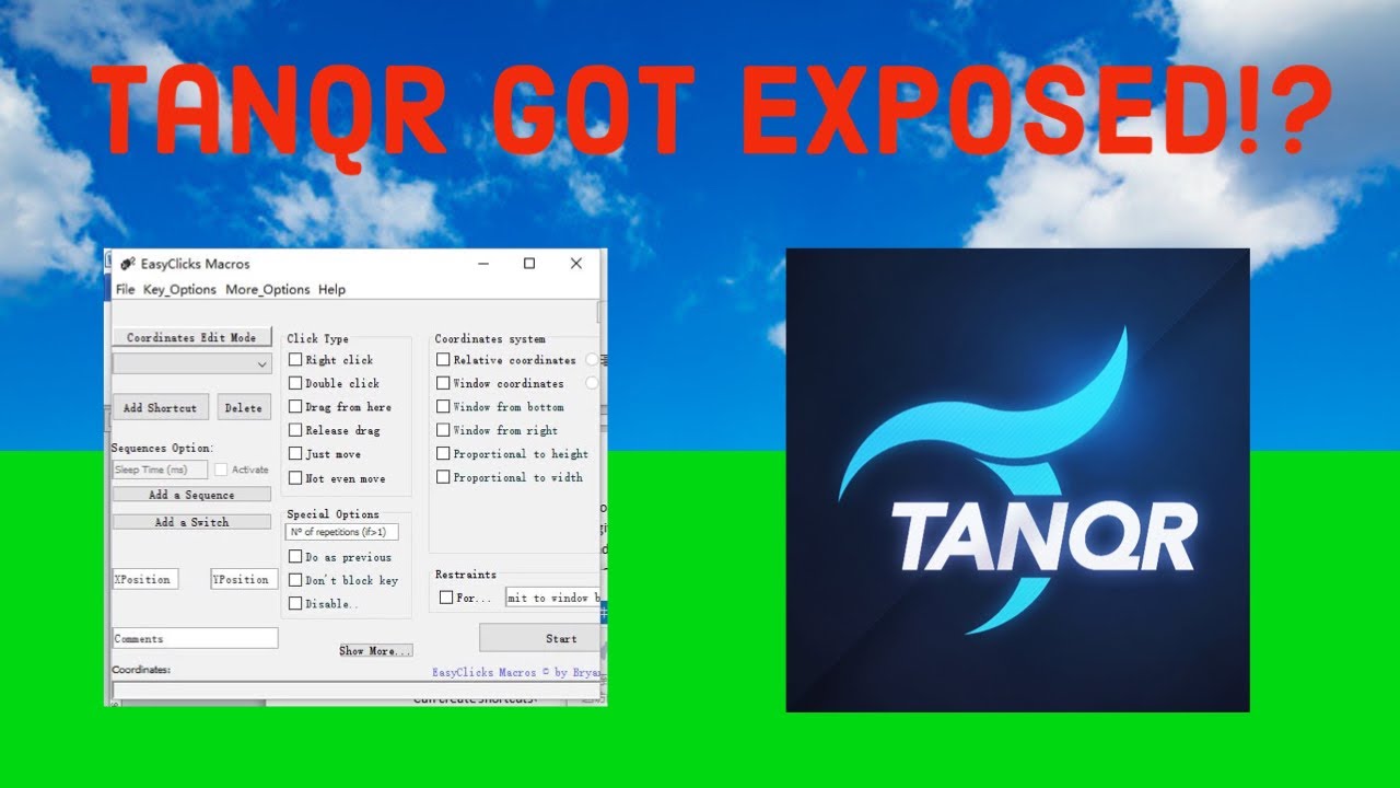 TanqR got exposed for using an autoclicker?! - YouTube