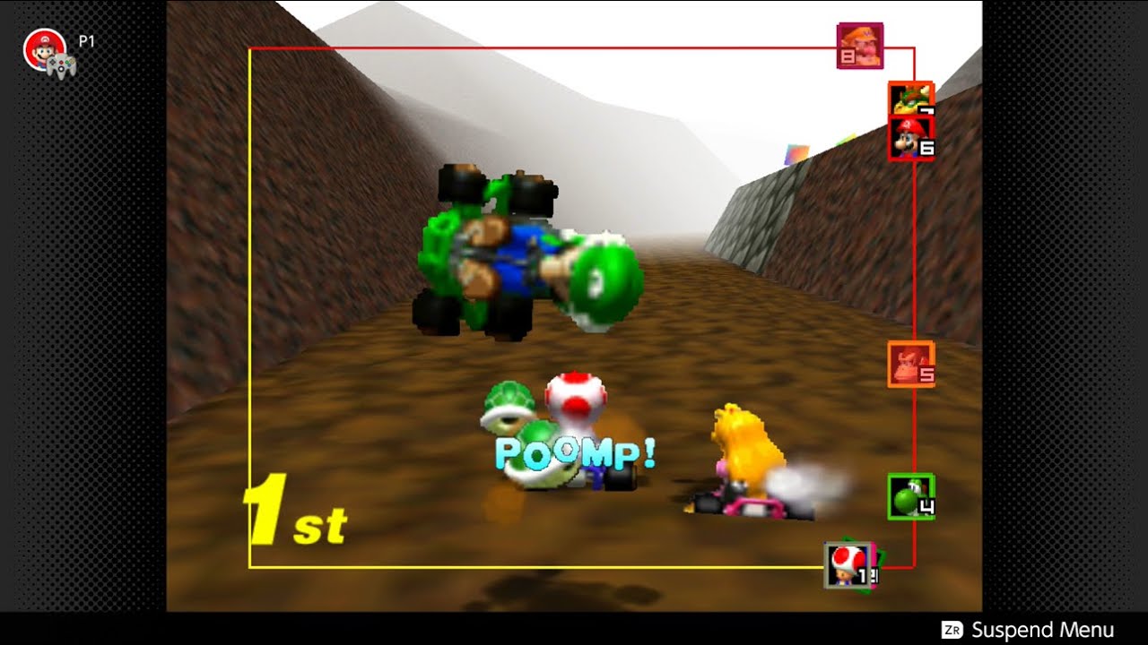 Nintendo Switch Online N64 Mario Kart 64 All Cups Mirror Mode ...