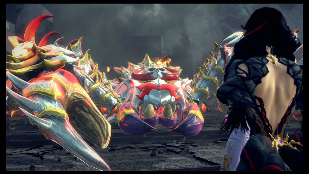 Bayonetta 3 | Phantasmaraneae decide ayudar a Bayonetta | Escena - YouTube