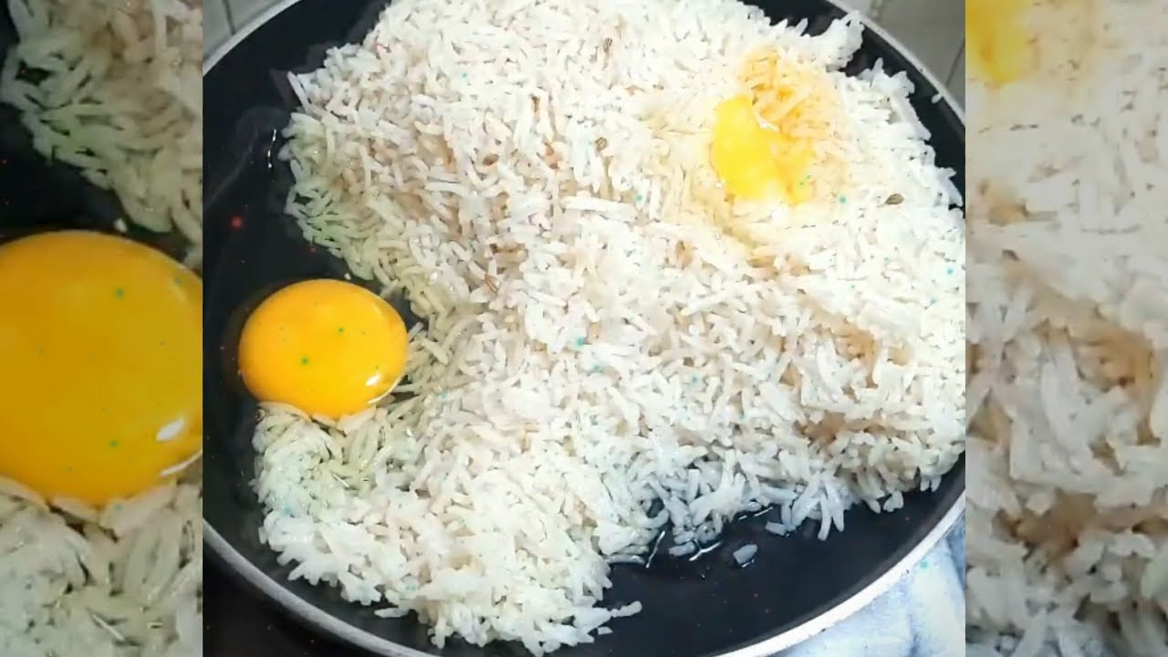 Mix Boiled Rice With Egg Special Bombay Recipe - YouTube