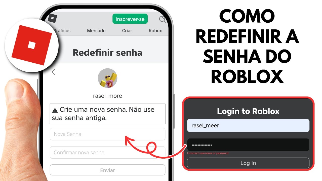 Como mudar a senha da sua conta do Roblox? | COMO RECUPERAR CONTA DO ROBLOX FACILMENTE EM 2024 ...