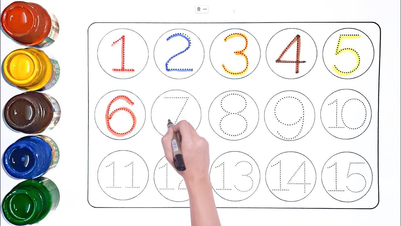 Learn to count 1 to 20 counting, 123 numbers,123 one two three, 1 se ...