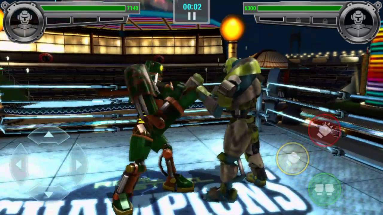 [Real Steel Champions]Jasper VS sparring bot region 4 - YouTube