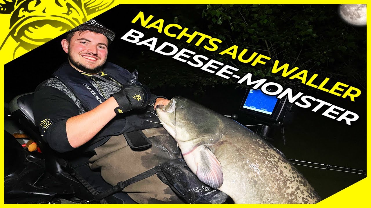 Welsangeln mit dem Belly Boat bei Nacht | Klopfen auf Waller ...