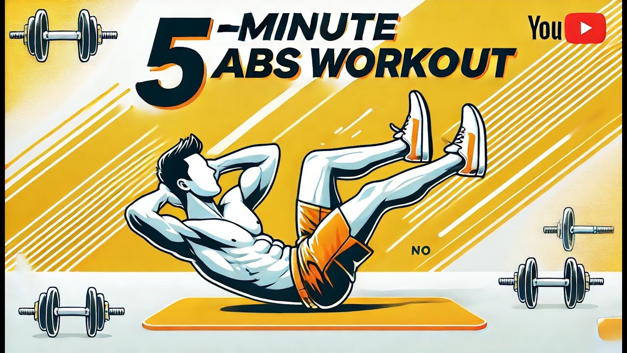 5-Minute ABS Workout (Faster Than Your Morning Coffee!) - YouTube