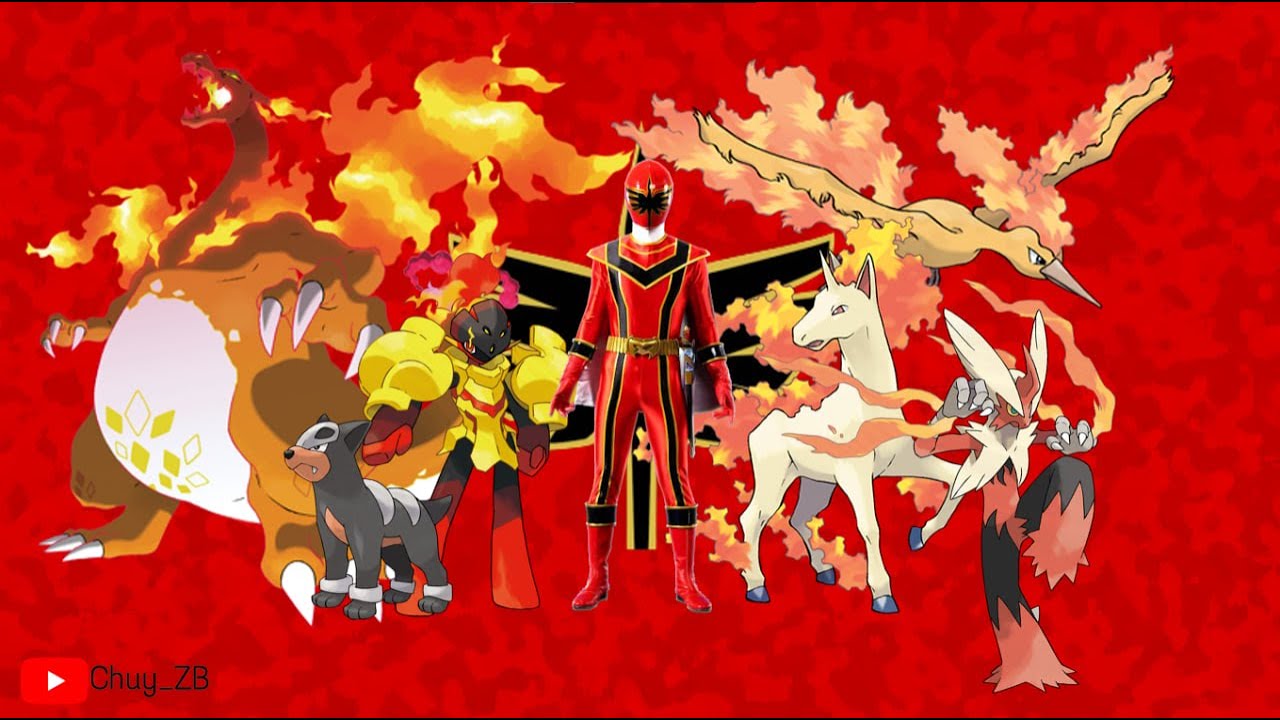 ¿Cual seria el equipo Pokemon de Power Rangers Fuerza Mística? - YouTube