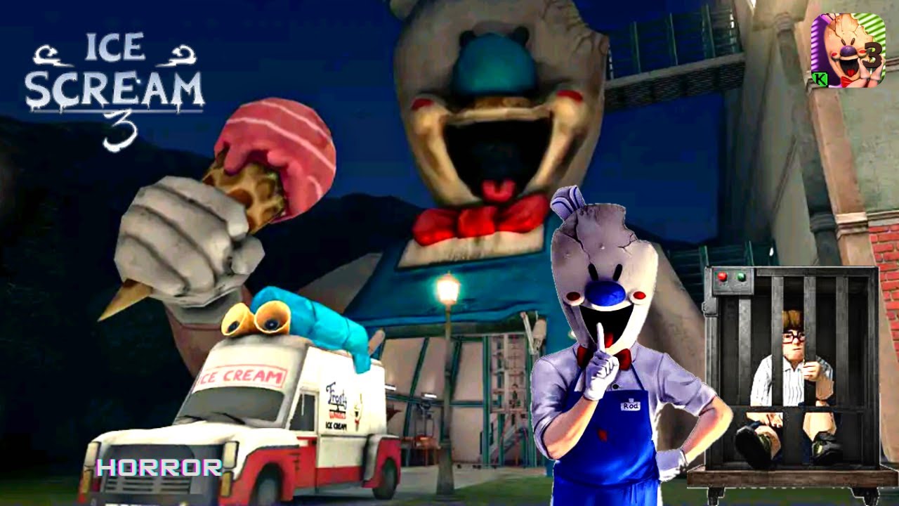 Ice Scream 3 | Rod Captured Mike | Horror gameplay | BG Gamer all time ...