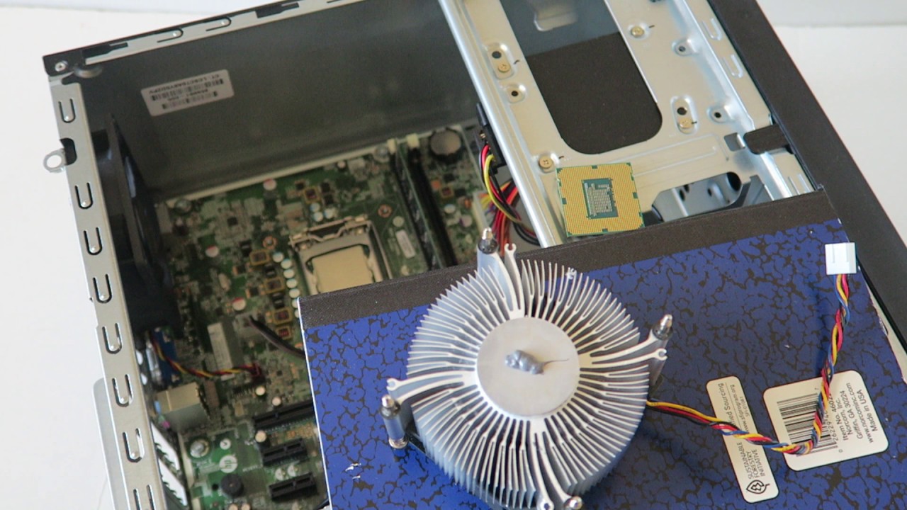 HP Pro 3500 Upgrade Processor CMOS Battery - YouTube