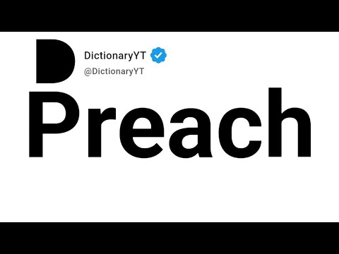 Preach Synonyms | Thesaurus | Similar Words - YouTube