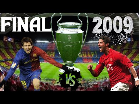 MESSI VS CR7/ FINAL CHAMPIONS LEAGUE 2009/ FINAL DE INFARTO
