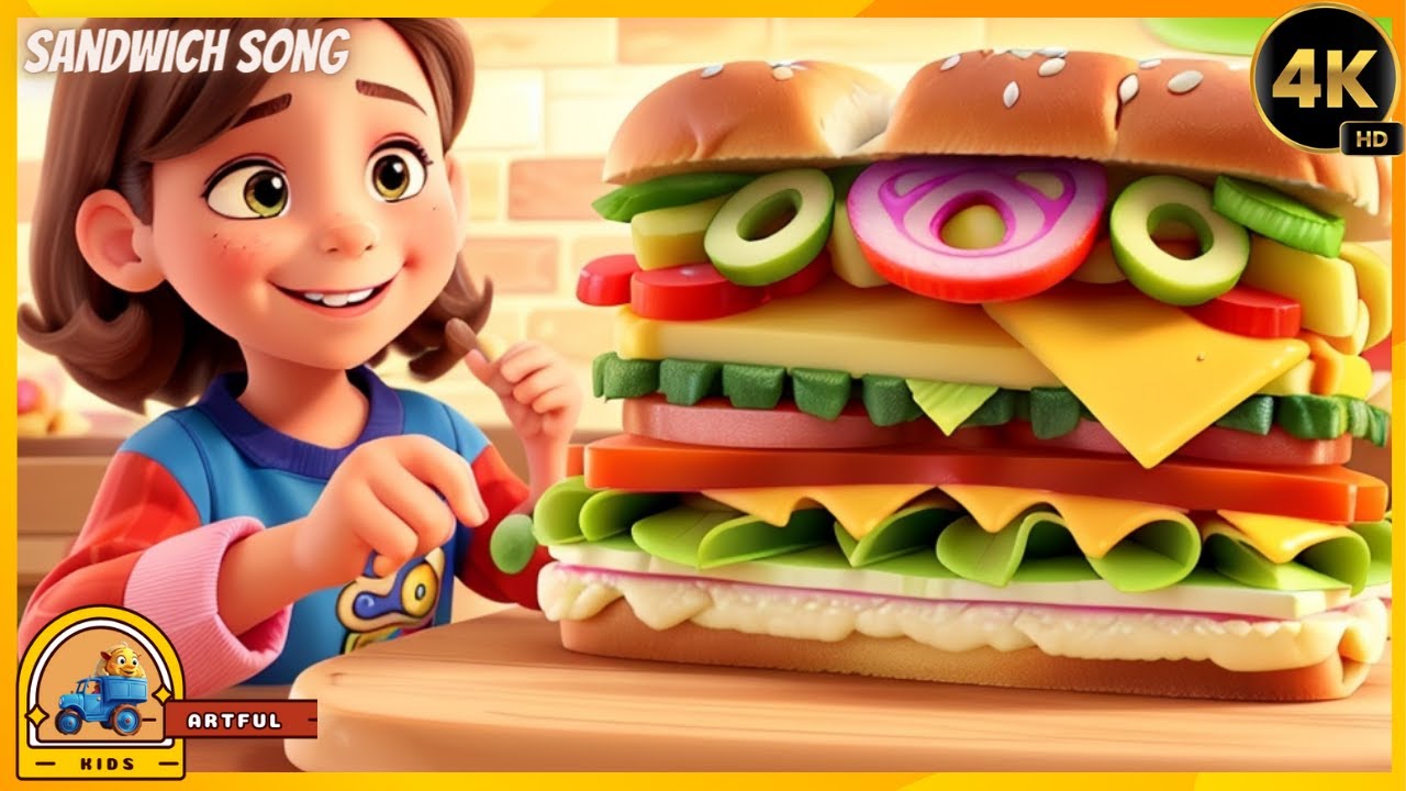 Sandwich Song For Kids | Artful Animation - YouTube