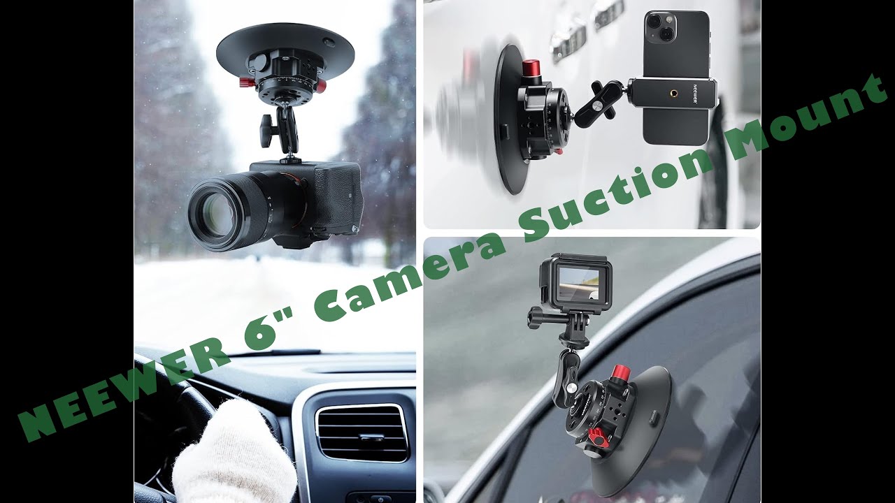 NEEWER 6 inch Camera Suction Mount - YouTube