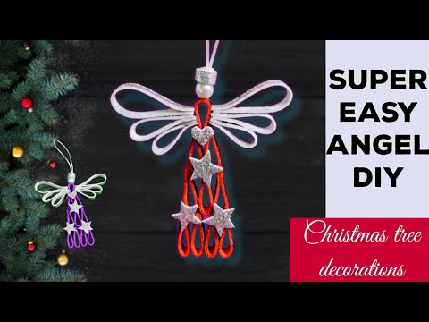 Easiest Angel, DIY Christmas Ornaments, How to make Christmas Angel ...