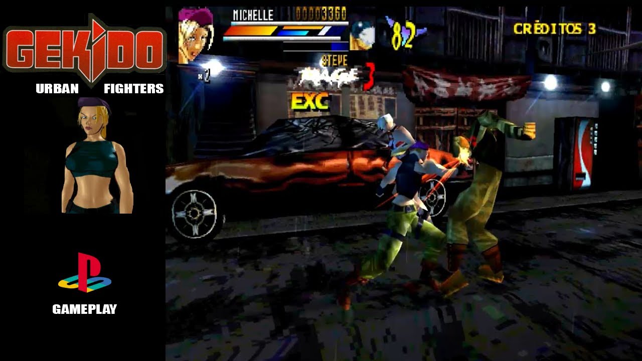 Gekido: Urban Fighters - PS1 - Gameplay - YouTube