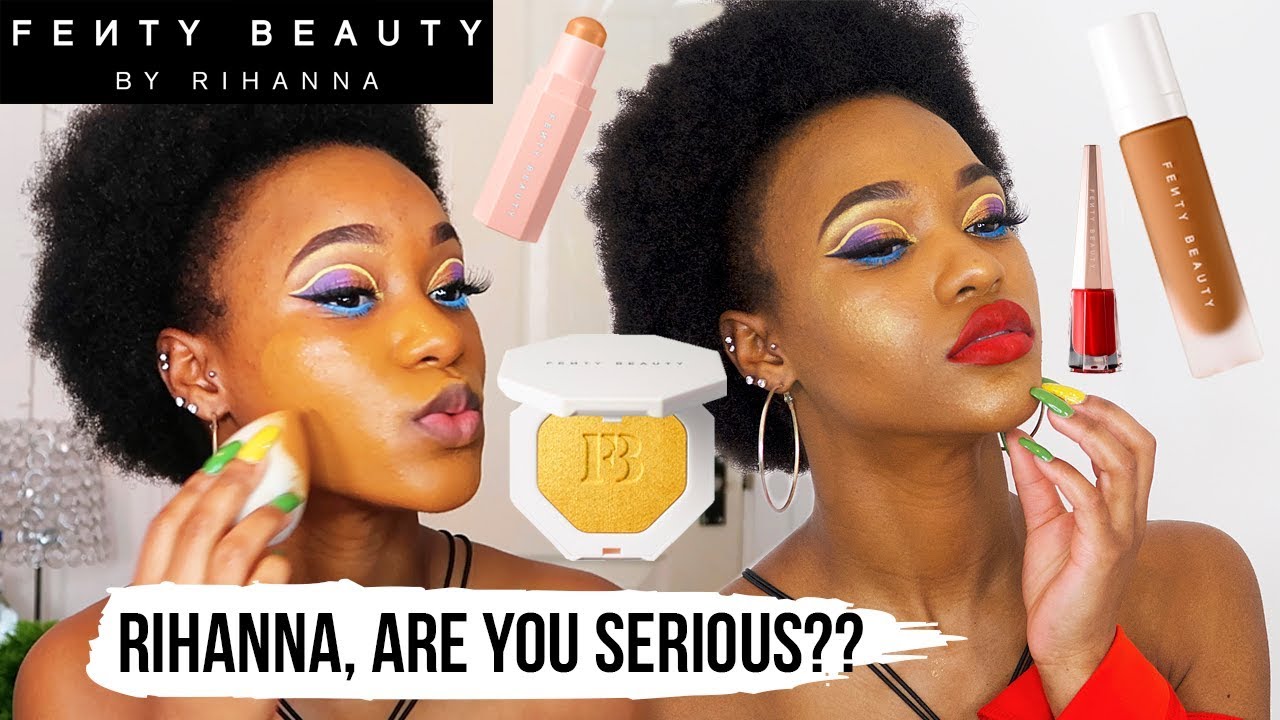 TESTING THE NEW FENTY BEAUTY PRO FILT'R 390 FOUNDATION!!♡ @Tashika ...