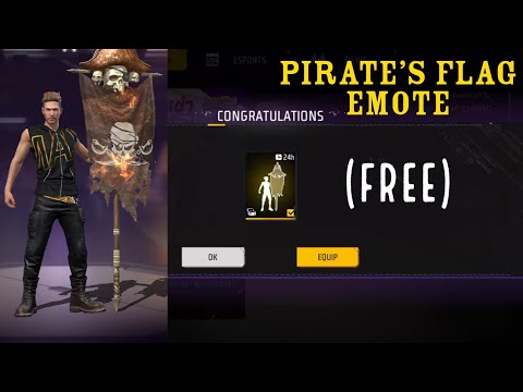 I got Pirate's Flag Emote Free | Free Fire Free Rewards - YouTube