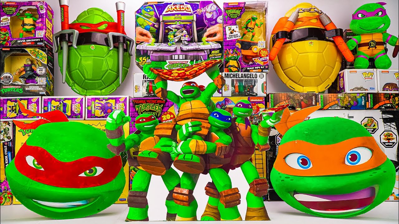 Teenage Mutant Ninja Turtles Unboxing | Secret Box of 4 Ninja Turtle ...