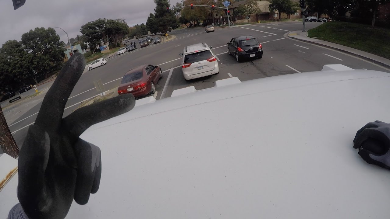 BUS SURFING ON THE ROOF - YouTube