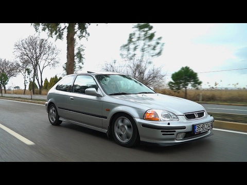 Honda Civic EK VTi Test Sürüşü / Çiğerli b16a2