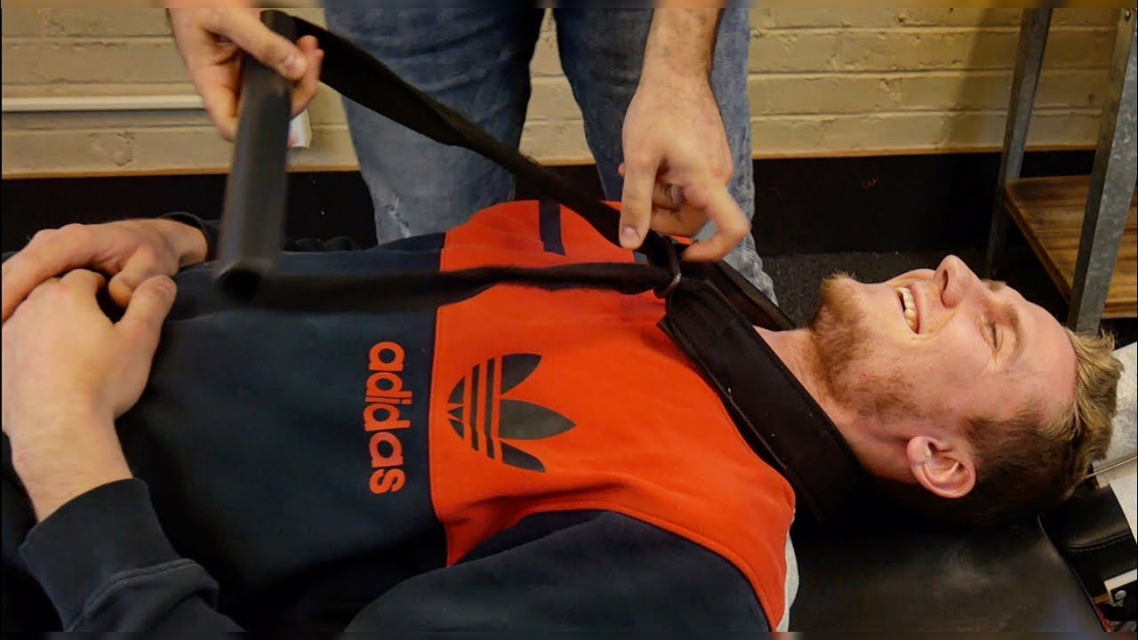 *CRAZY RELIEF* of Childhood Injury after Y-STRAP ADJUSTMENT - YouTube