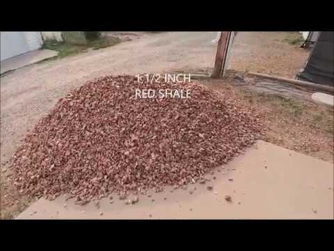 Landscaping Walkway With Red Shale Before And After - YouTube