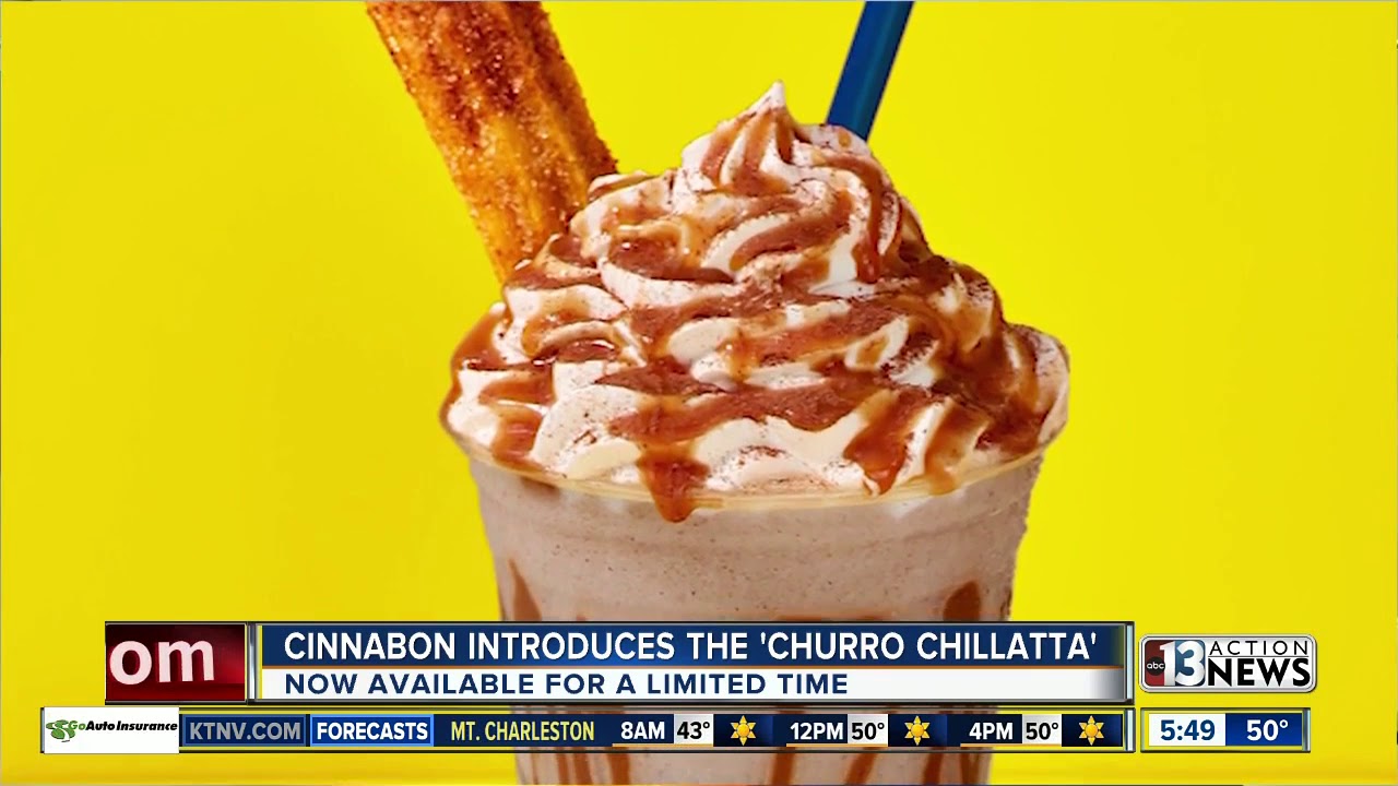 Cinnabon introduces the 'Churro Chillatta' - YouTube